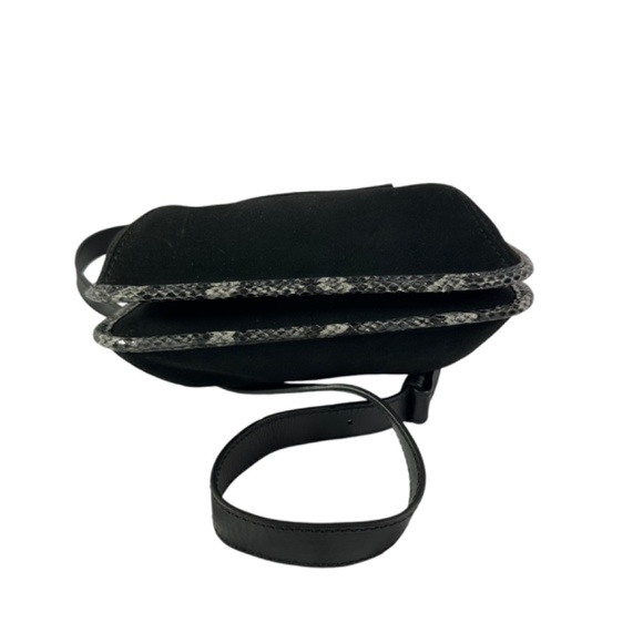 M. Gemi | Bags | Genuine M Gemi Black Leather The Rosetta Crossbody ...